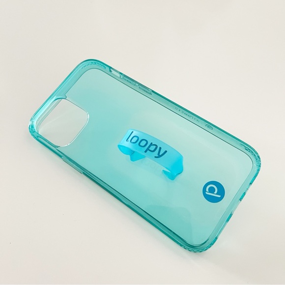 Loopy Case | Cell Phones & Accessories | Loopy Case Clear Neon Blue ...